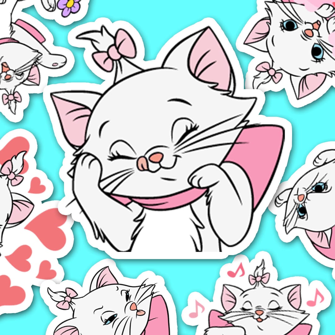 48 Marie Cat Stickers - Disney's Aristocats - Reward Stickers for ...