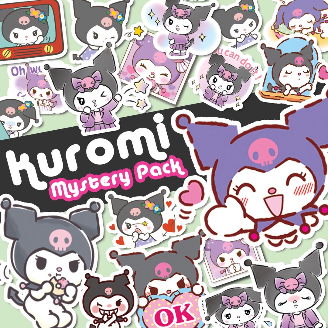 Kuromi Fanart Stickers - MYSTERY PACK - 30 Pcs 3 Sizes - Handmade USA ...