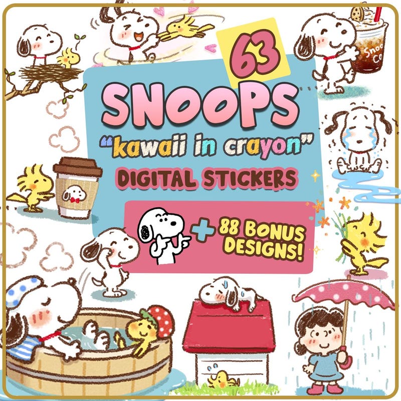 Snoopy template - Etsy México