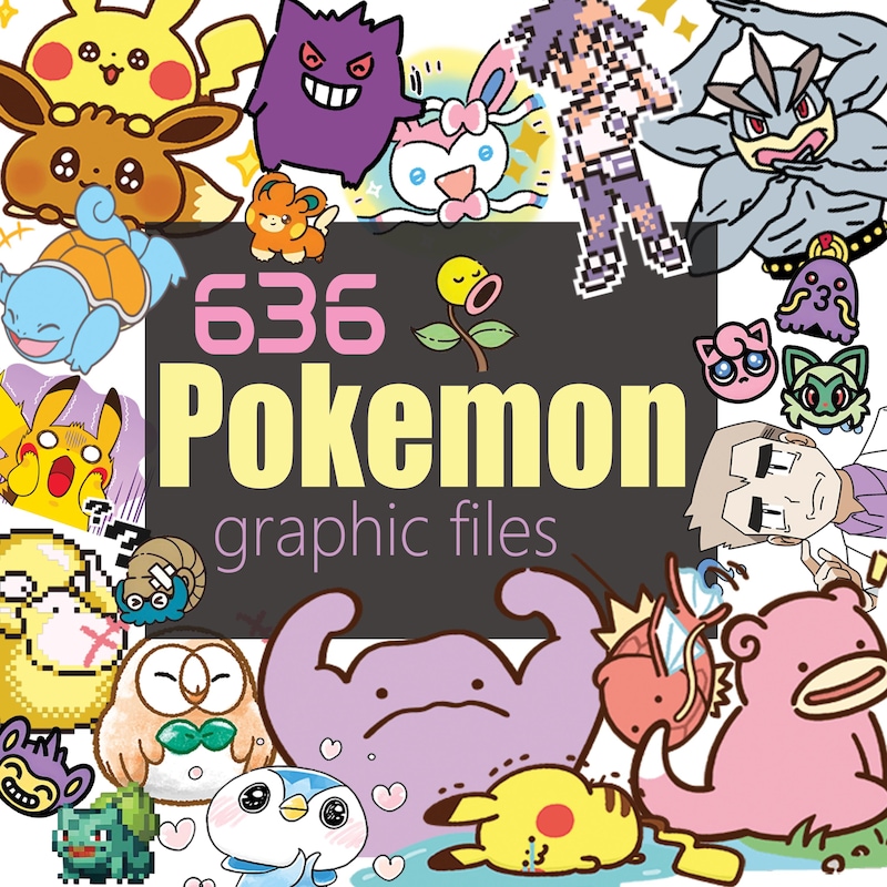 Custom Pokemons Stickers - Etsy