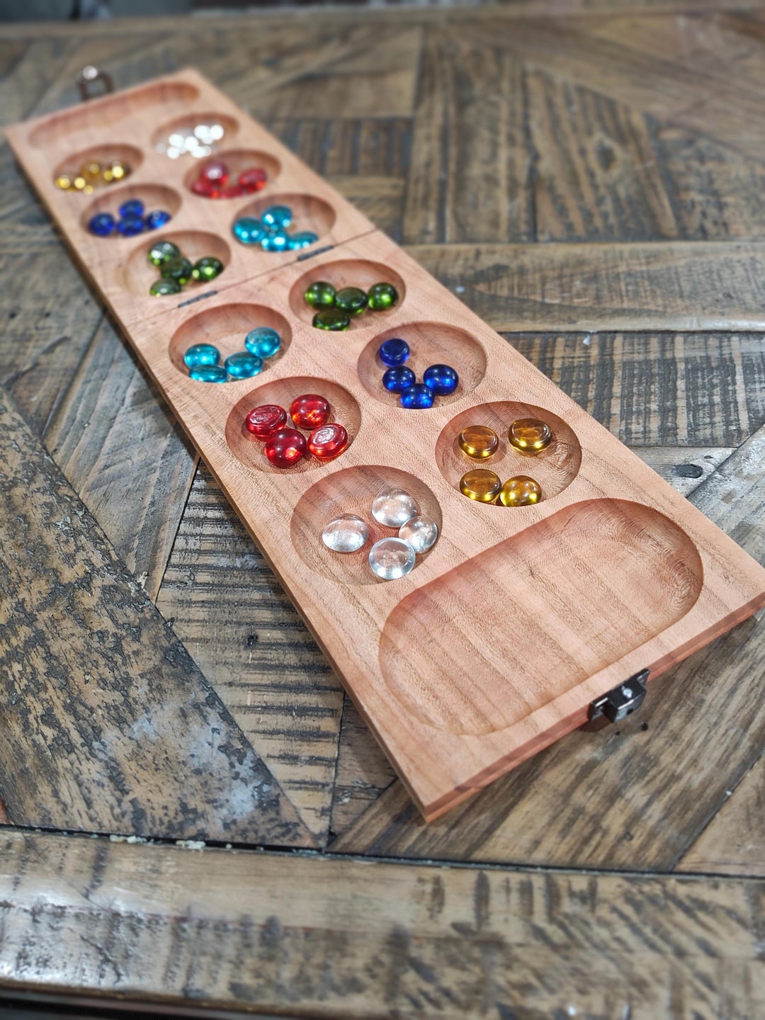 Handmade Mancala Board - Etsy