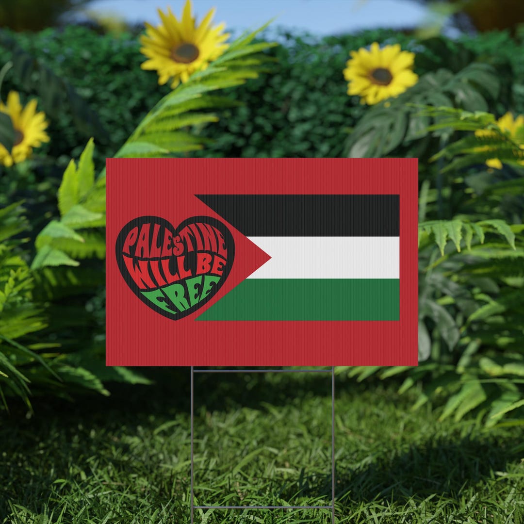 Free Palestine, Palestine Yard Sign, Palestine Protest Sign, Palestine ...