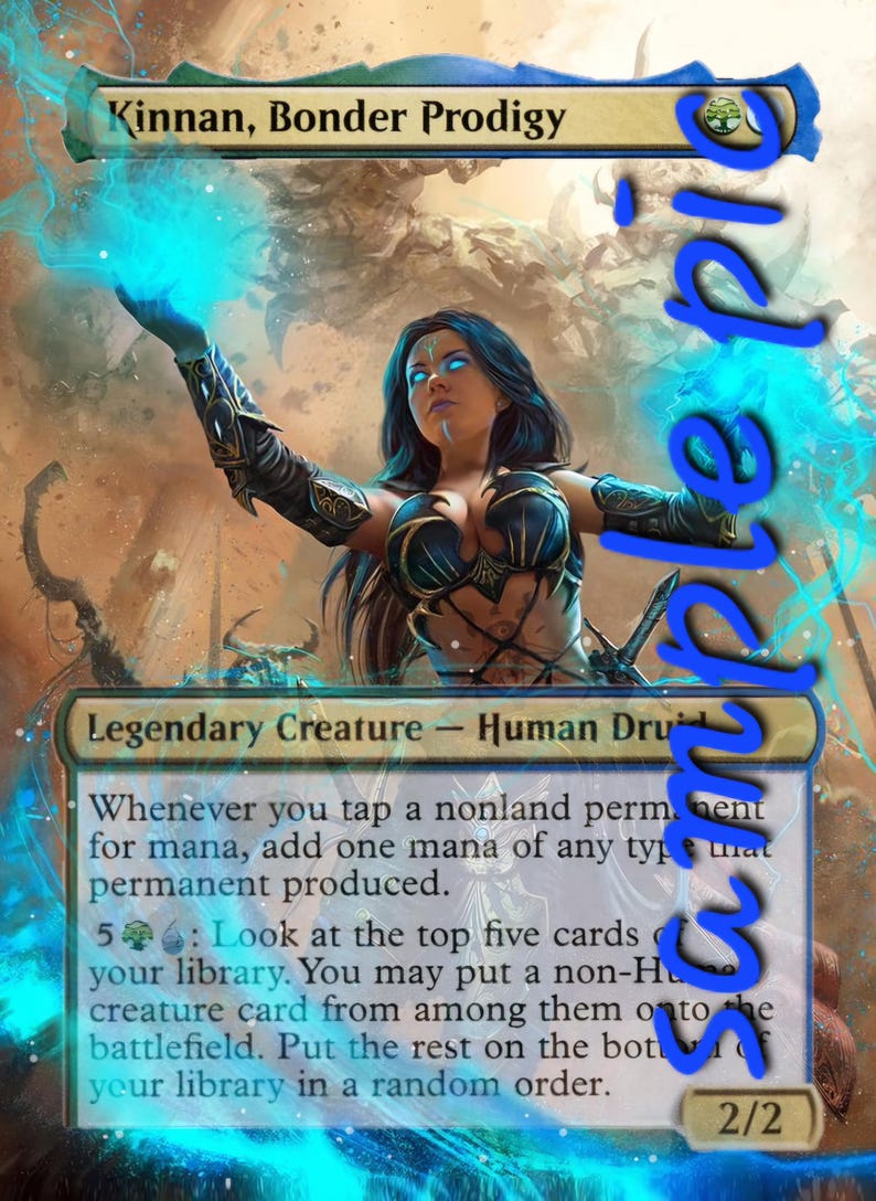 Kinnan, Bonder Prodigy Fan Art, Full Art Alter Made by Hand Upon Order ...