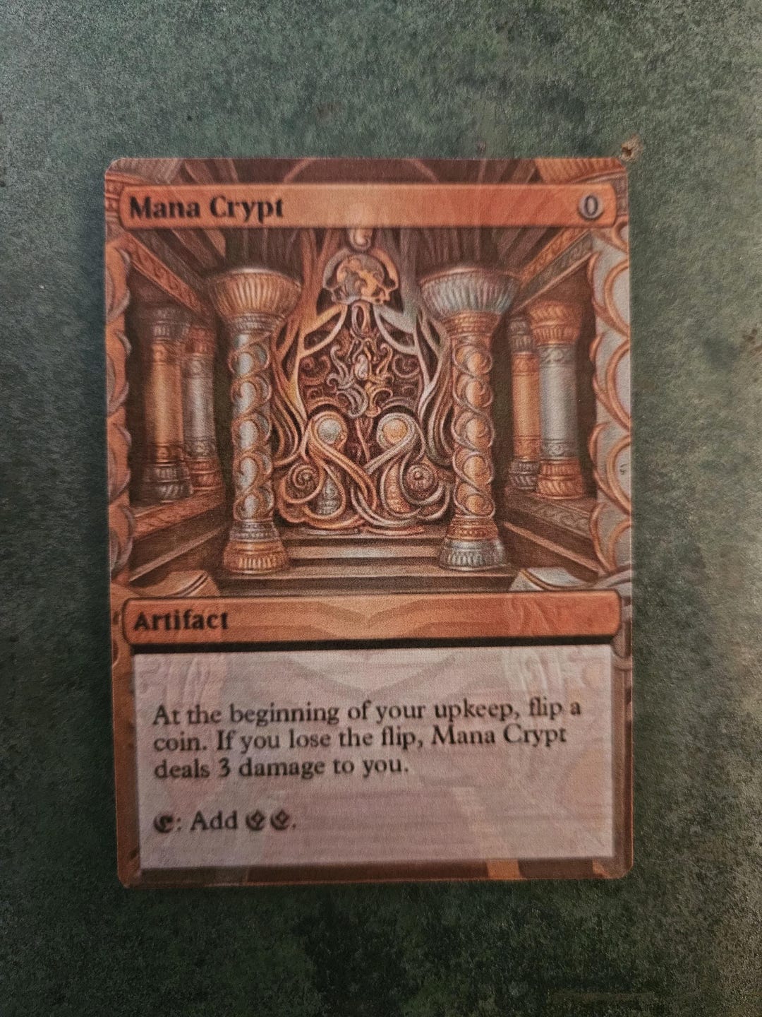 Mana Crypt Fan Art Card, Full Art Alter Made by Hand Upon Order - Etsy