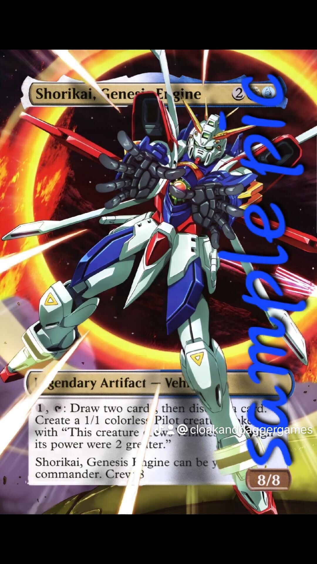 Shorikai, Genesi Engine Fan Art, Full Art Alter Made by Hand Upon Order ...
