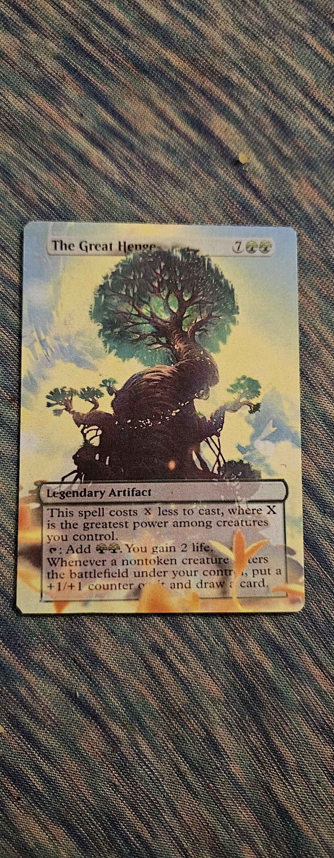 The Great Henge. A Fan Art Card, Full Art Alter Made by Hand Upon Order ...