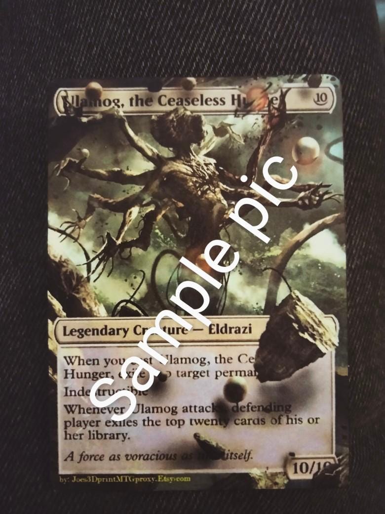Ulamog, the Ceaseless Hunger Fan Art, Full Art Alter Made by Hand Upon ...