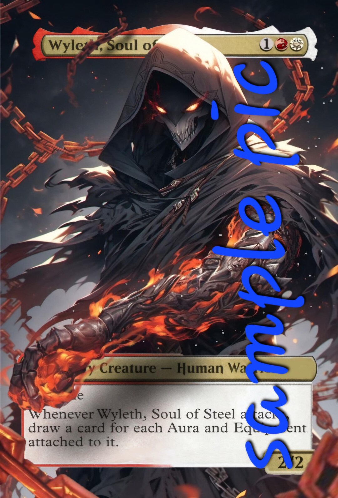 Wyleth, Soul of Steel Fan Art Card: Hand-altered MTG Card - Etsy