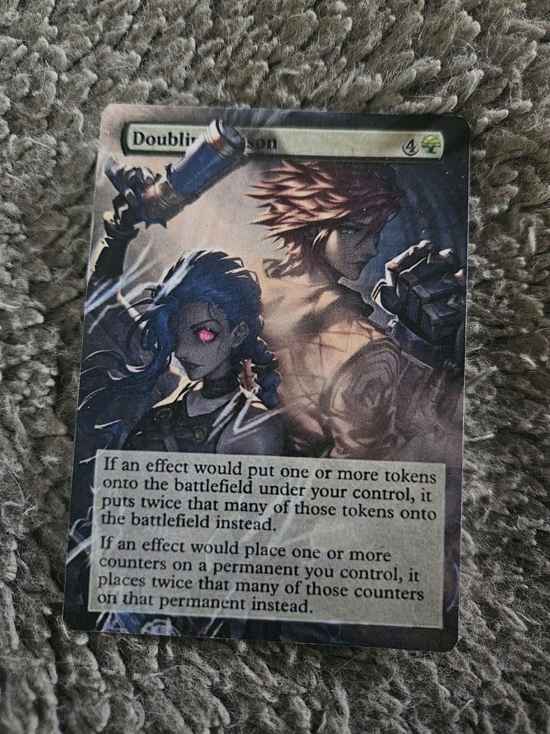 Doubling Season Fan Art, Full Art Alter Made by Hand Upon Order - Etsy