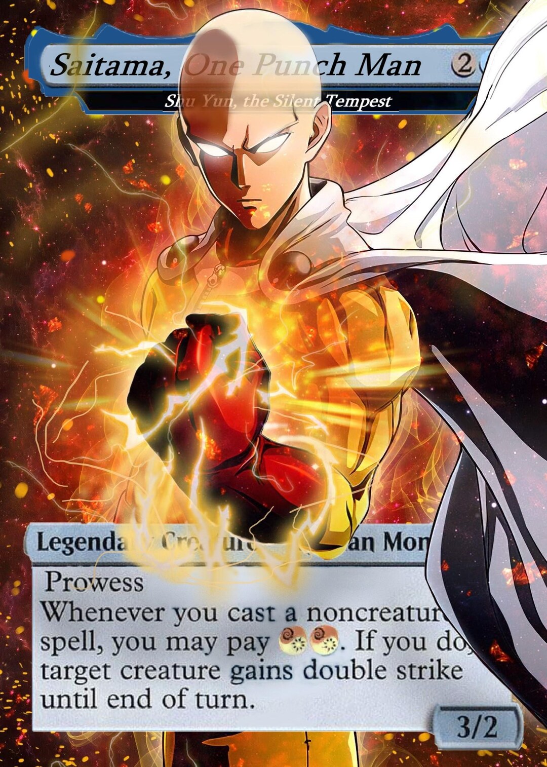 Shu Yun, the Silent Tempest Fan Art. Full Art Alter Made by Hand Upon ...