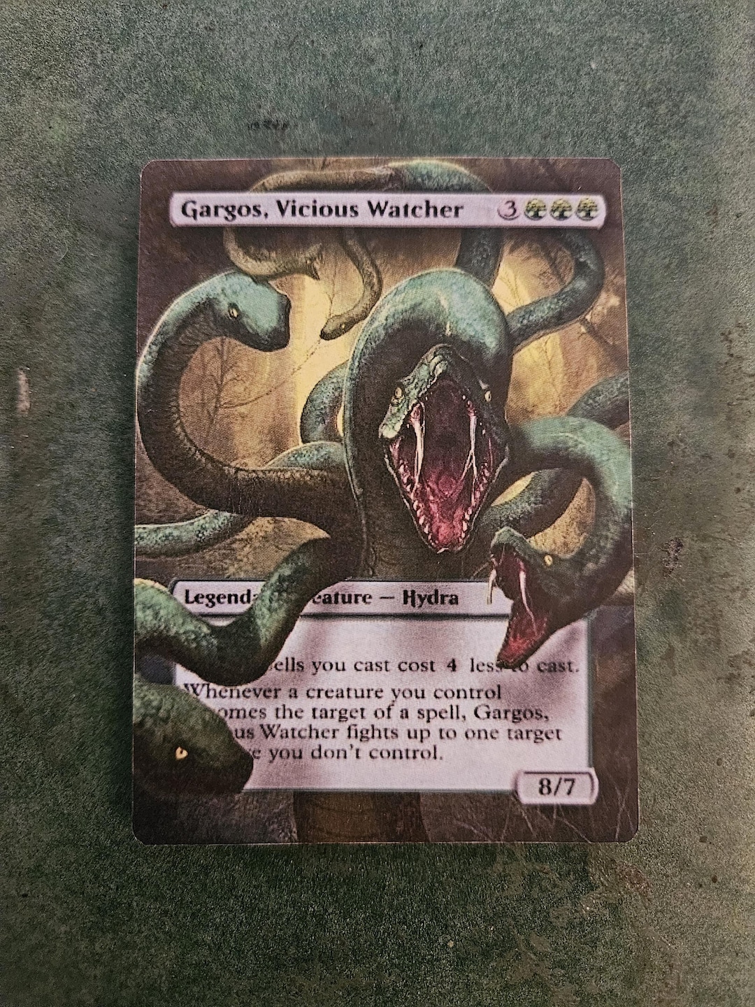Gargos, Vicious Watcher Fan Art Card, Full Art Alter Made by Hand Upon ...
