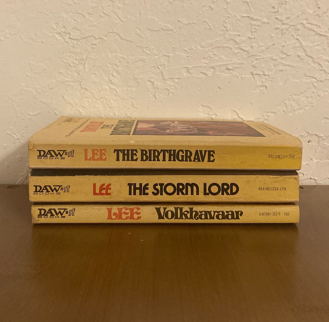 Vintage Group of 3 Tanith Lee Science Fiction Novels-the Birthgrave/the ...