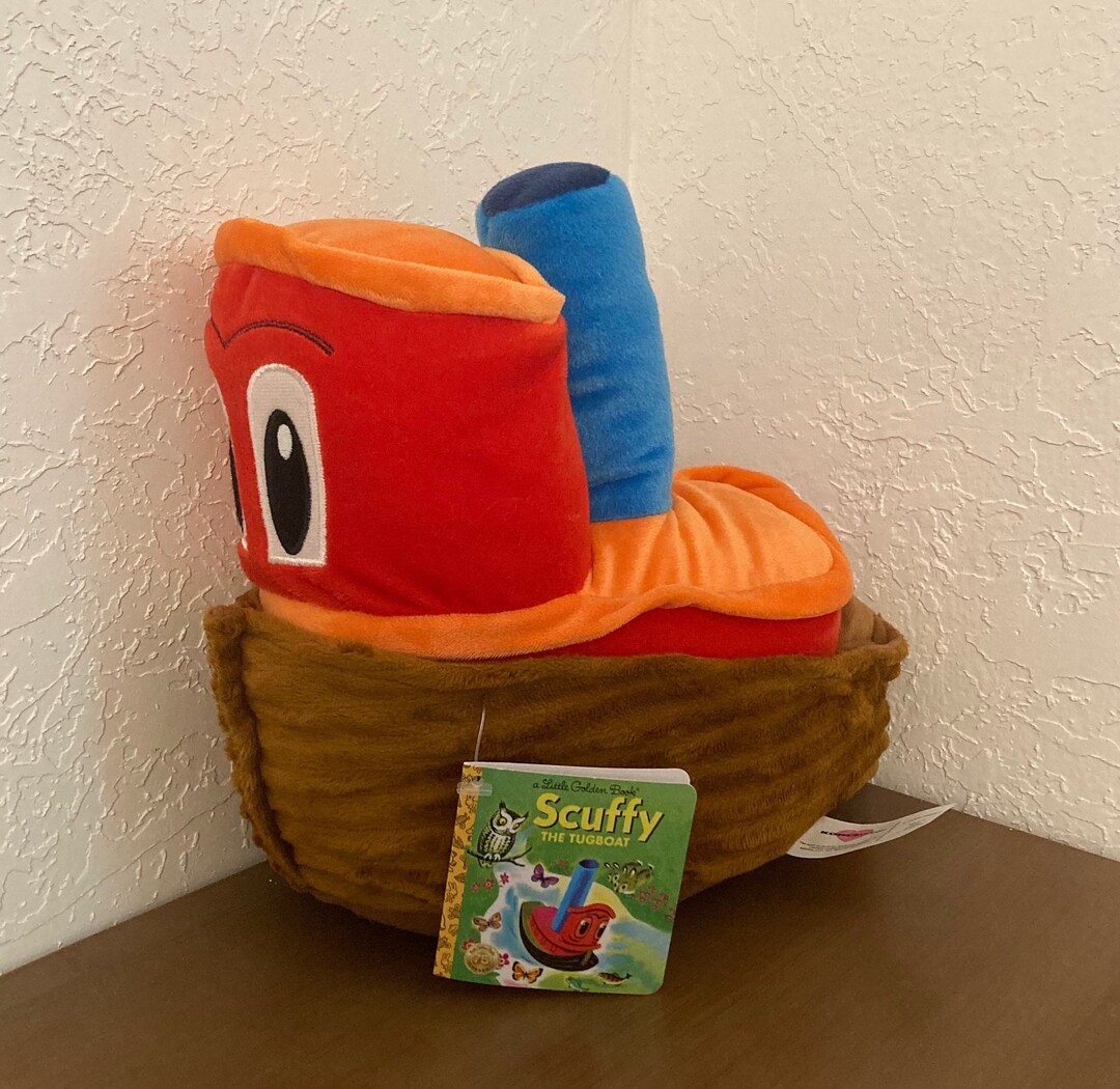 Adorable Scruffy the Tugboat Plush - Etsy
