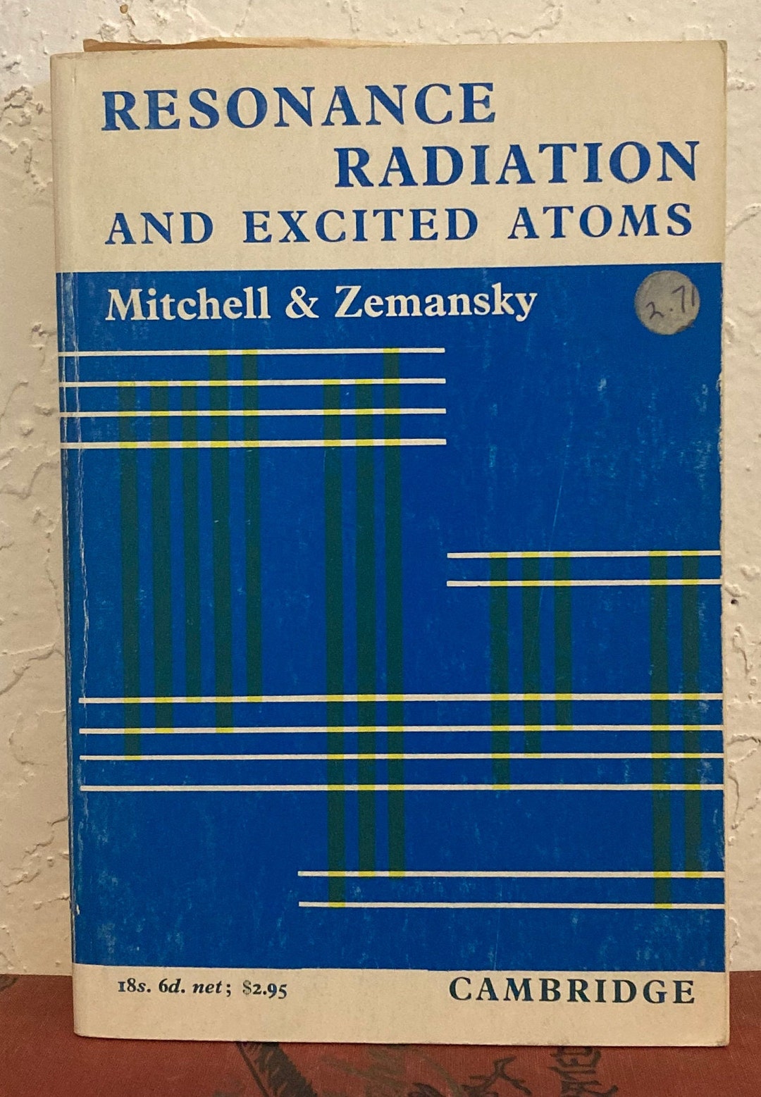 Vintage Scientific Research Book-resonance Radiation and Excited Atoms ...