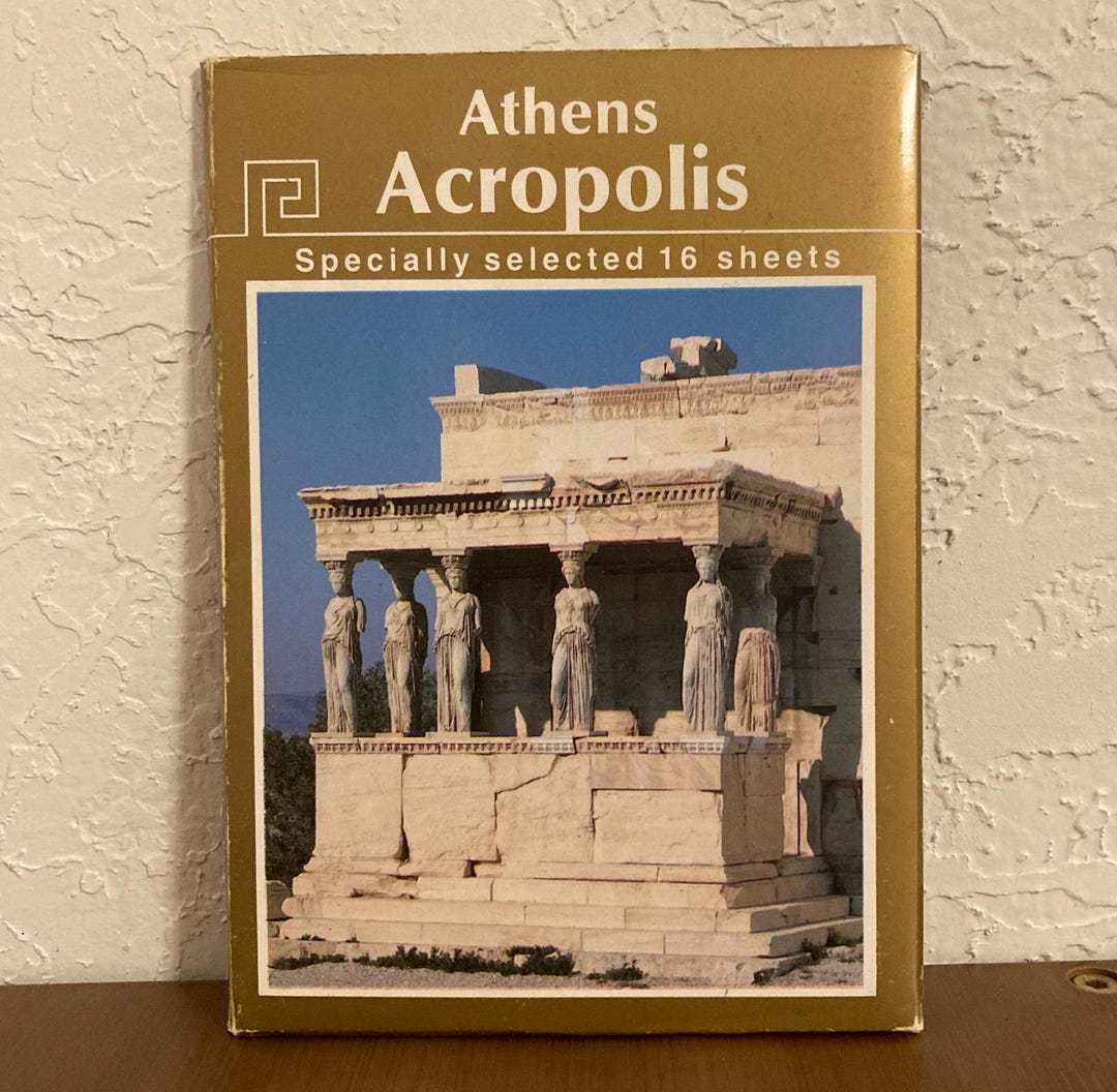 Vintage Set of 16 Postcards From the Acropolis in Athens, Greece - Etsy