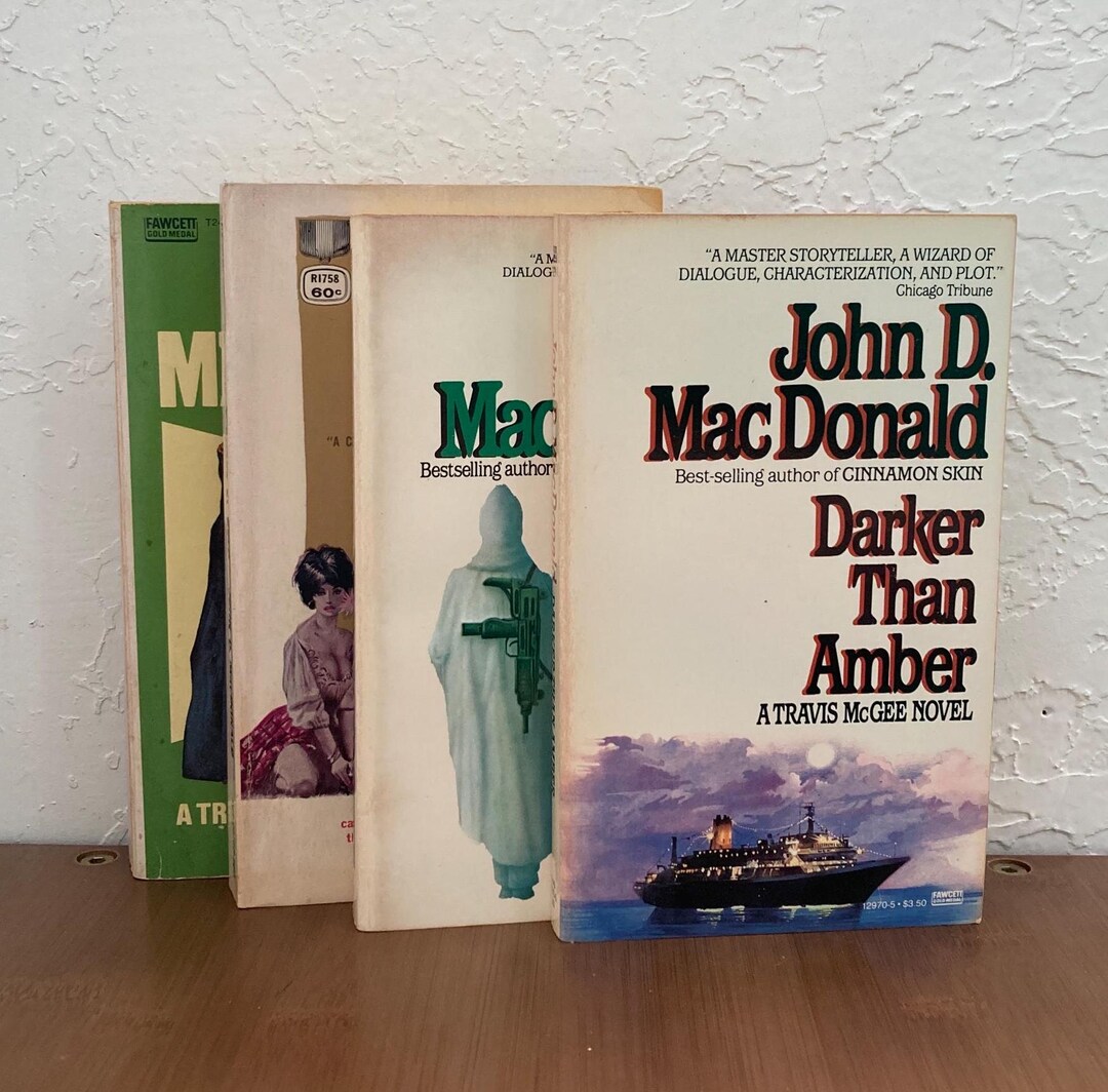 Set of 4 Vintage Travis Mcgee Novels by John Macdonald-darker Than ...