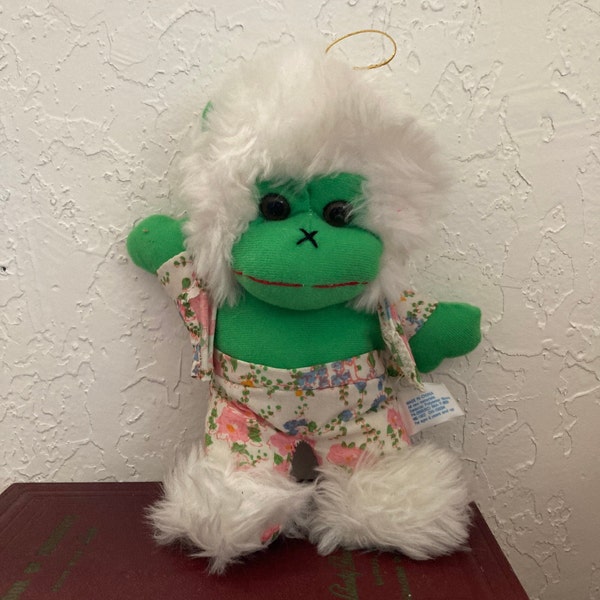 Green Monkey Plush - Etsy