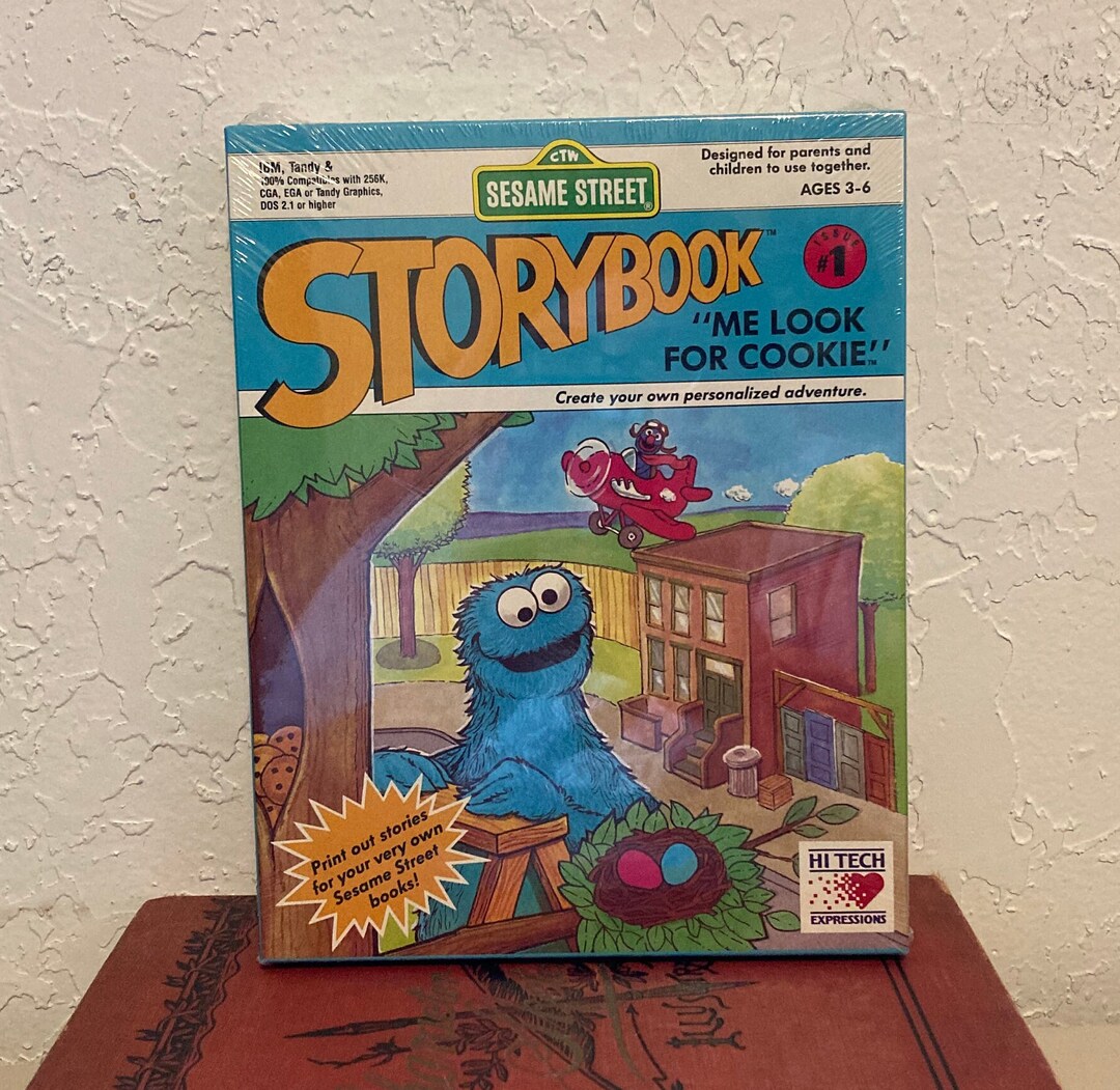 Vintage 1990s Sesame Street Storybook Software-sealed - Etsy