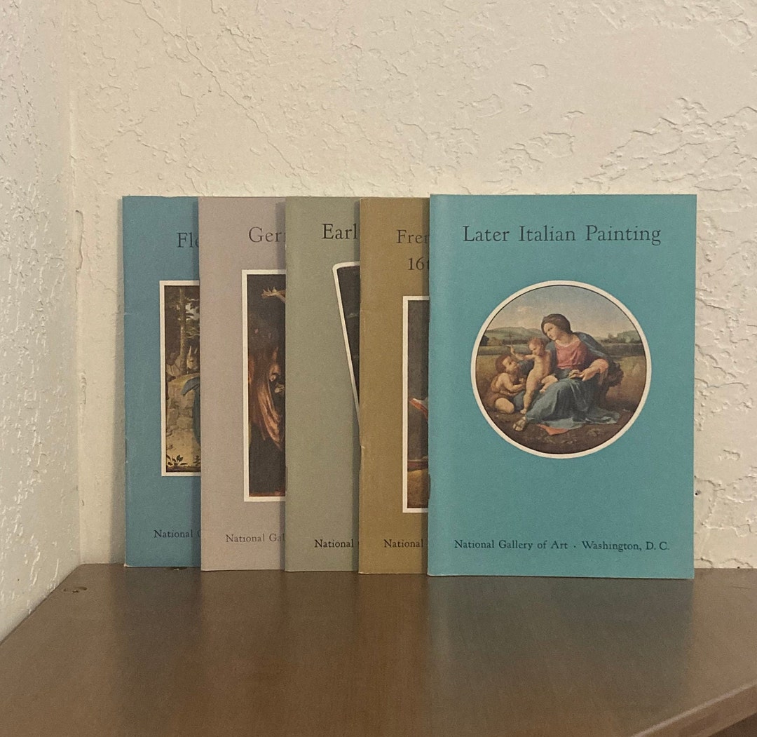 Set of 5 1960s National Gallery of Art Booklets - Etsy