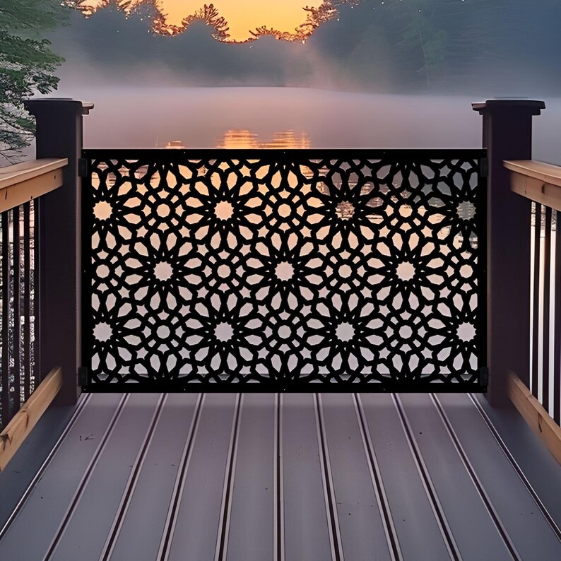 Modern Laser Cut Metal Driveway Gate | Heavy Duty Custom Fabricated ...