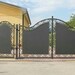 Modern Laser Cut Metal Driveway Gate | Heavy Duty Custom Fabricated ...