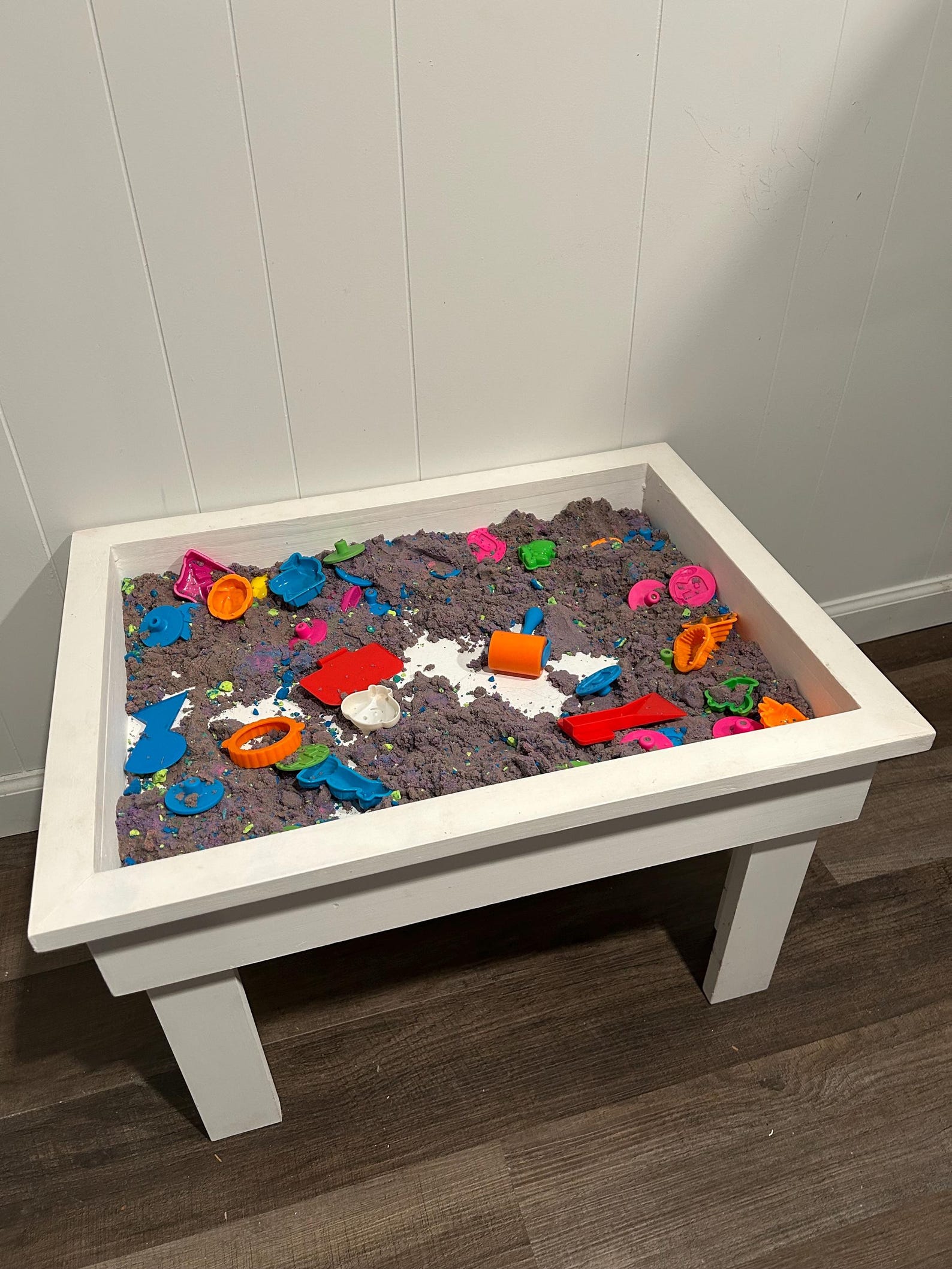 Toy Storage | Sensory Play Table Parts List and DIY Build Plans - Etsy