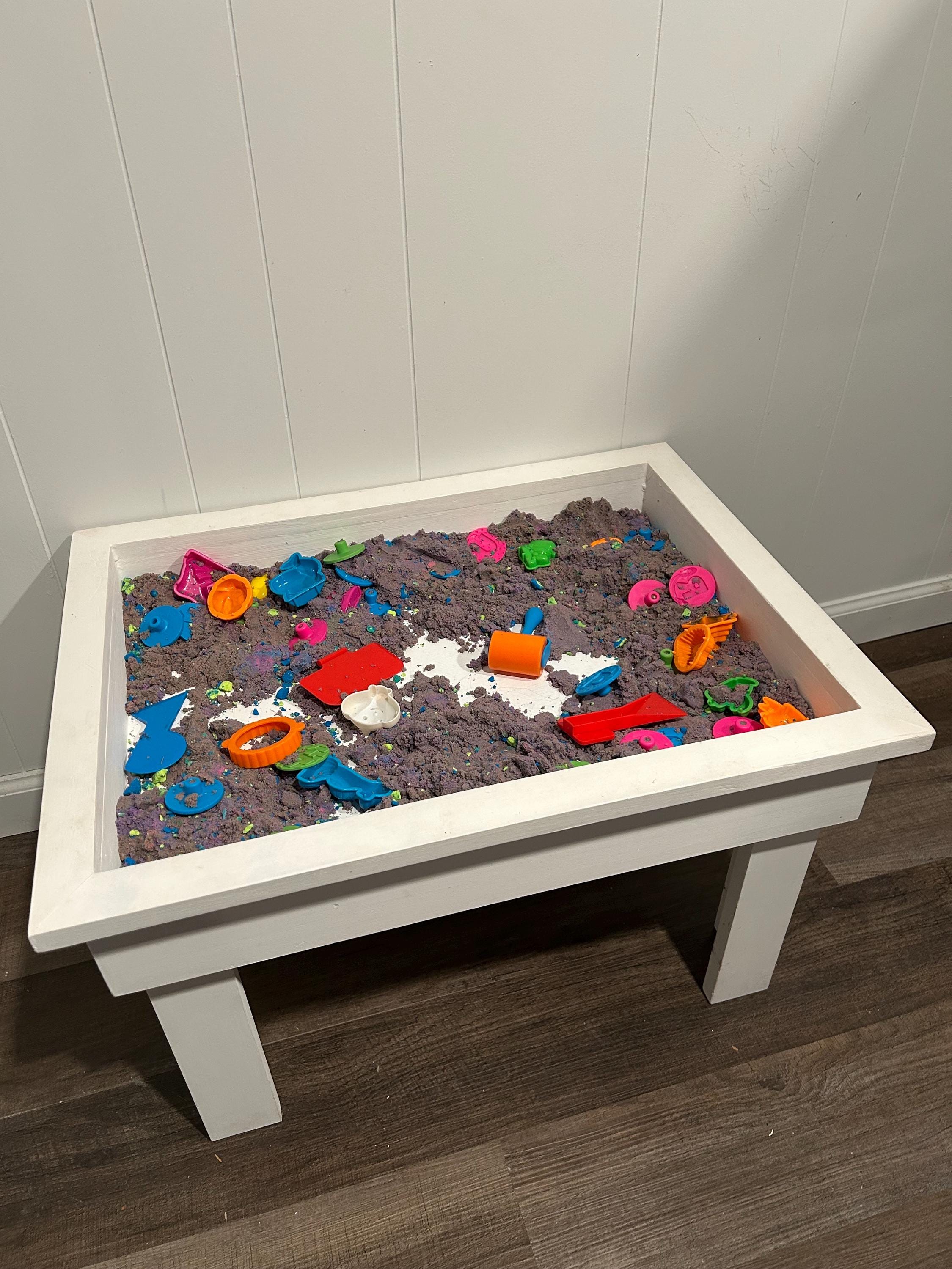 Toy Storage | Sensory Play Table Parts List and DIY Build Plans - Etsy