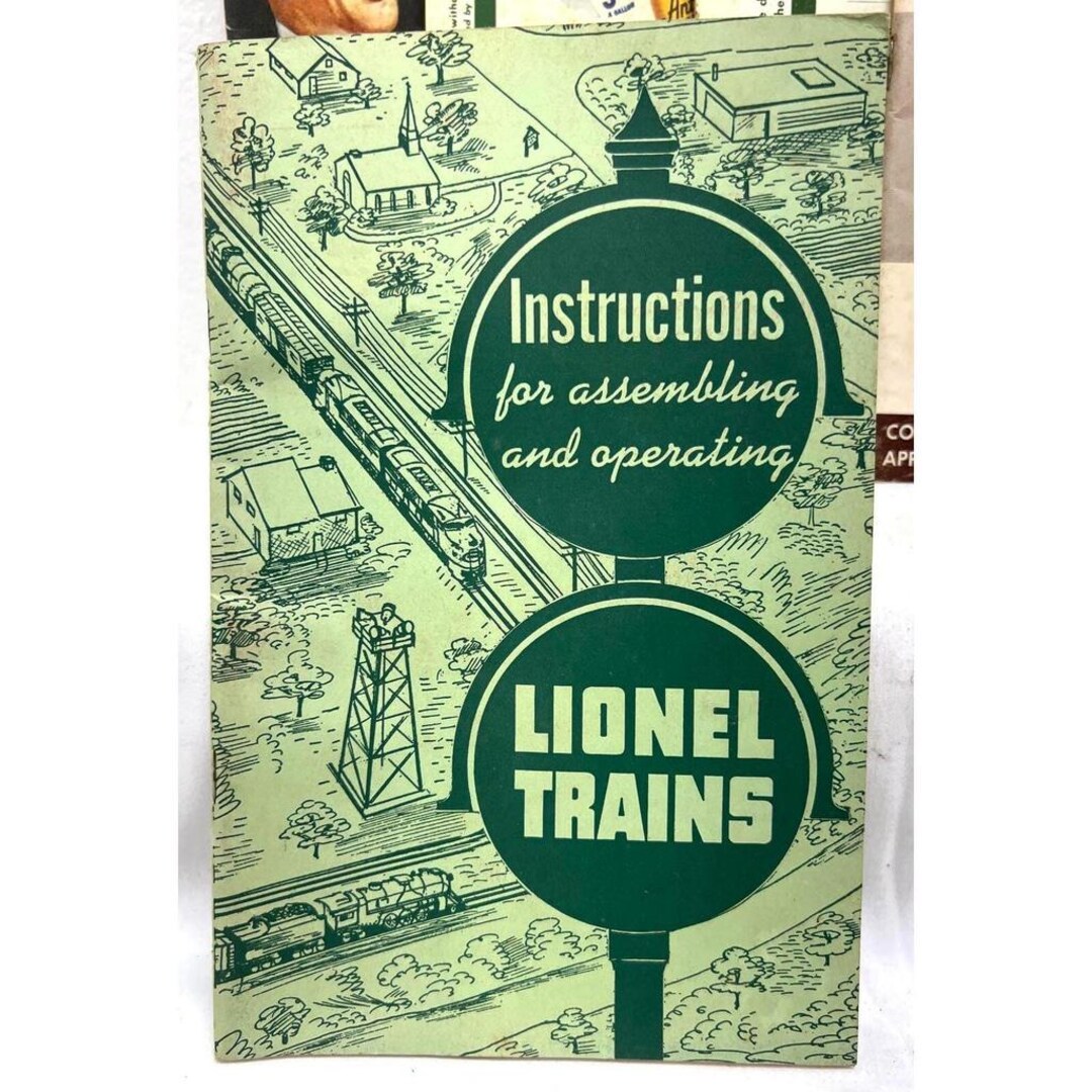 1951 Vintage Instructions for Assembling and Operating Lionel Trains 64 ...