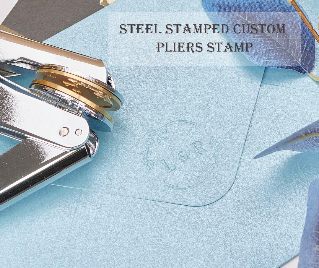 Personalized Wedding Embosser, Custom Monogram & Logo for Invitations ...
