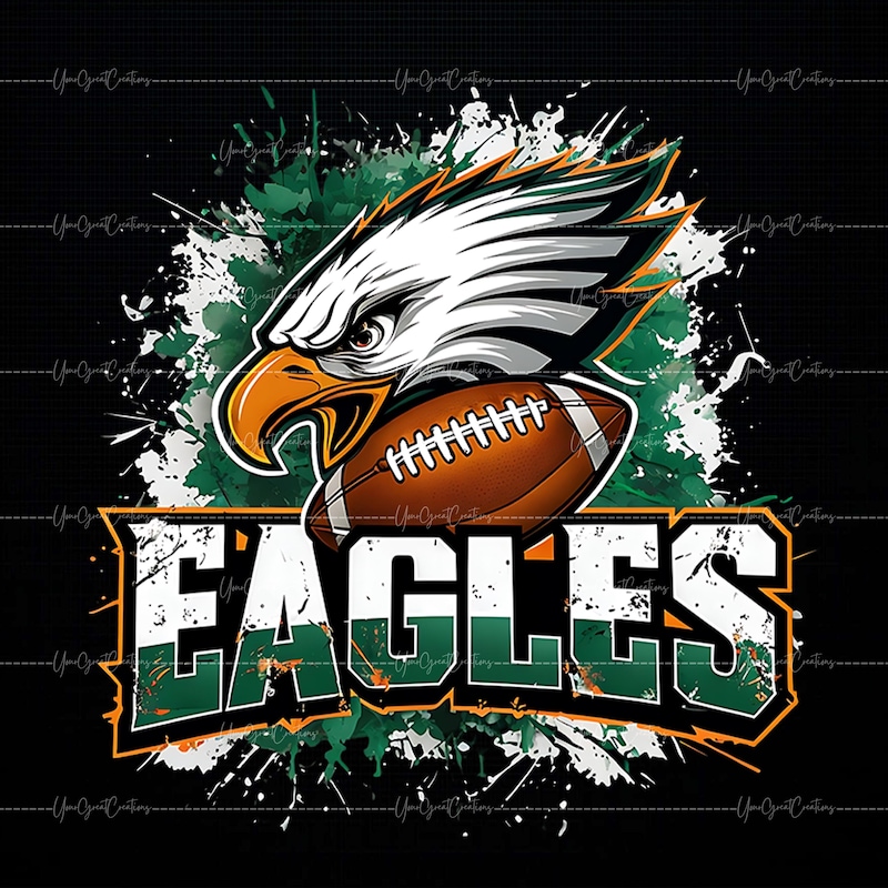 Eagle Mascot Svg - Etsy