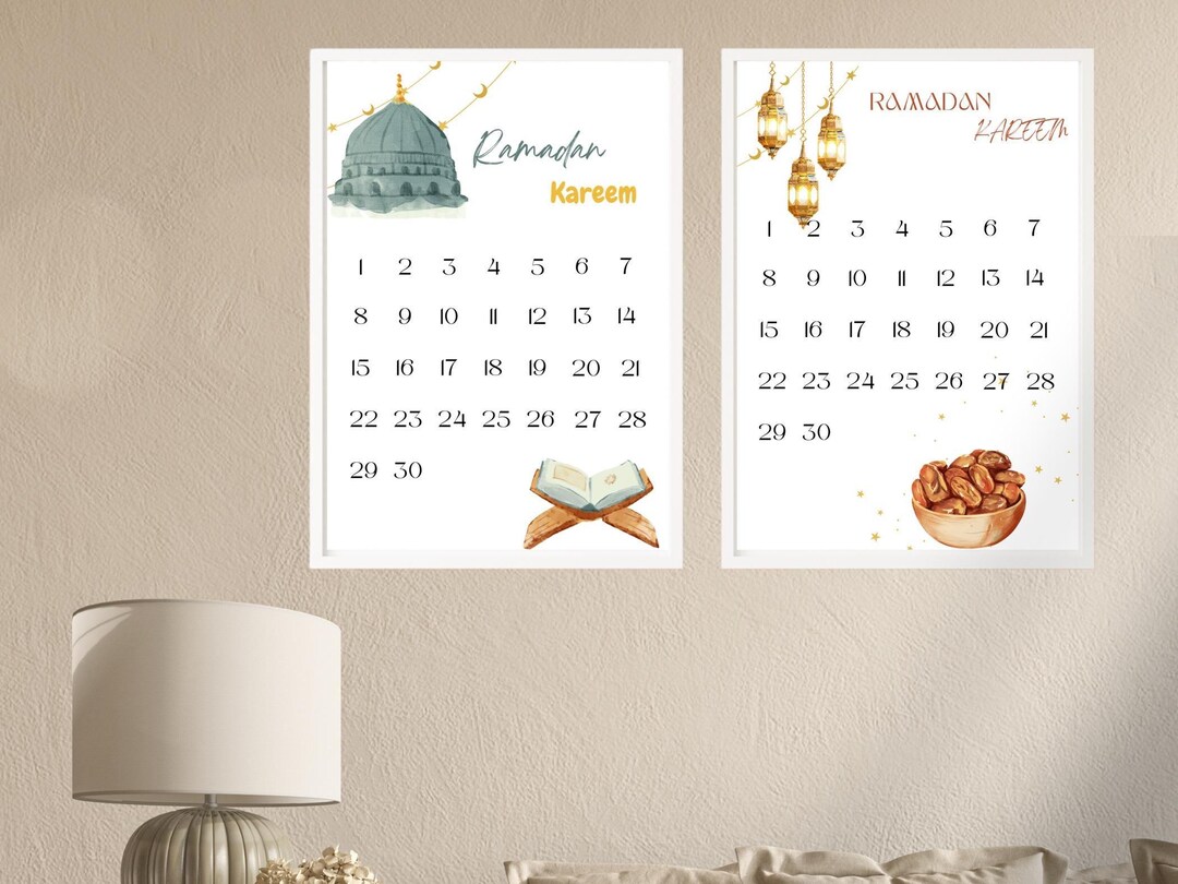 Ramadan Calendar Ramadan Decoration Countdown Calendar Ramadan Ramazan ...