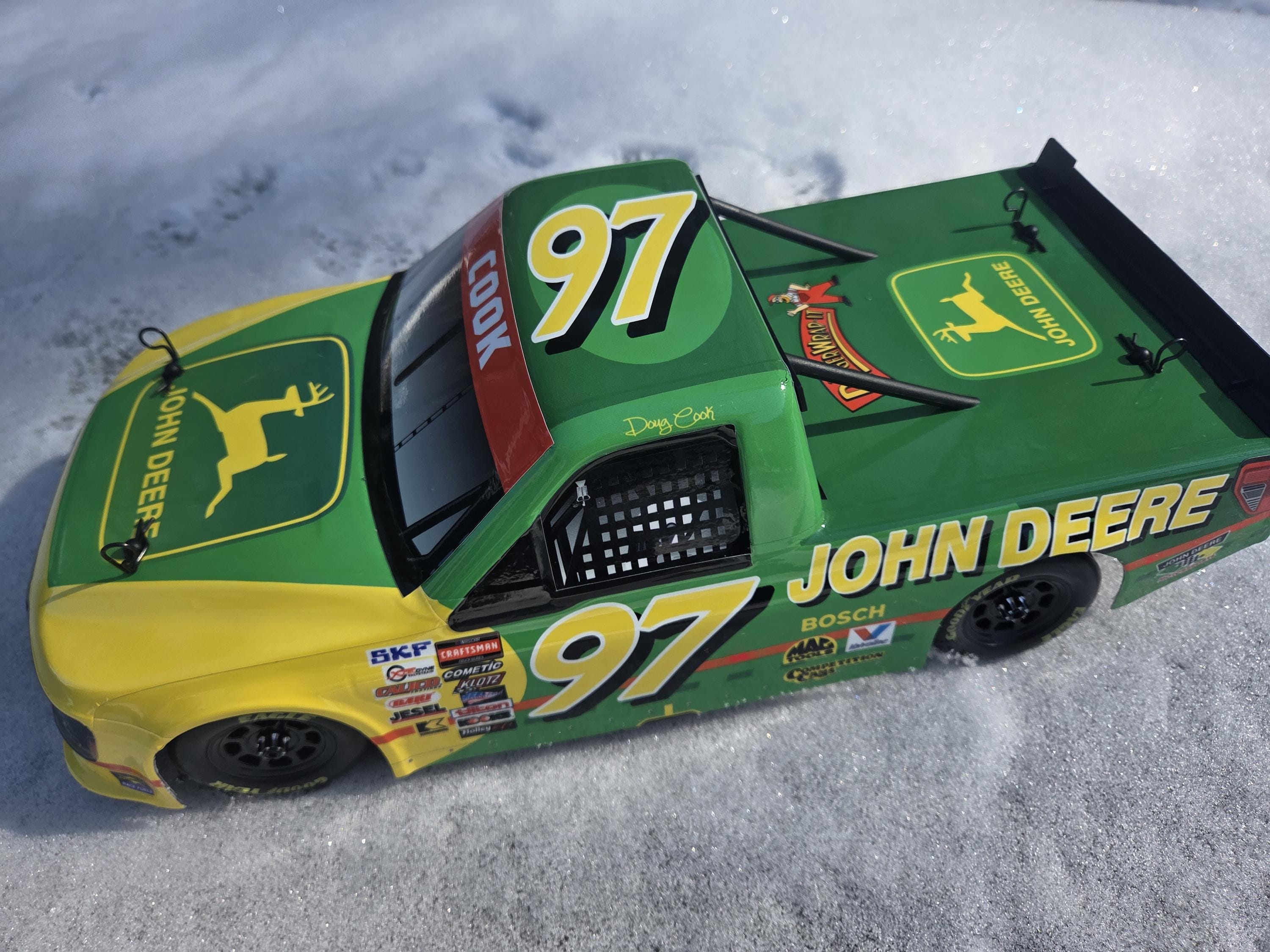 Wrap for NASCAR PROLINE Losi Body - Ford F150- Sticker Graphics Decal ...
