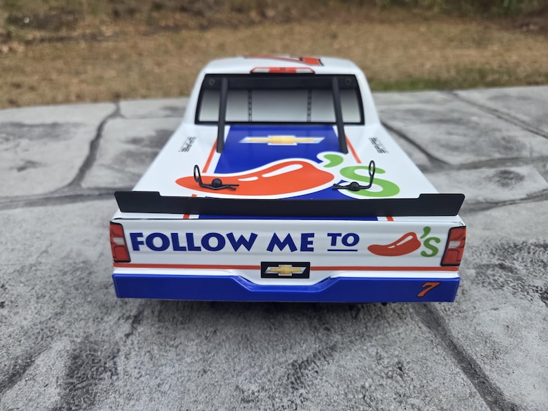 Wrap for NASCAR PROLINE Losi Body - Chevy Silverado Sticker Graphics ...