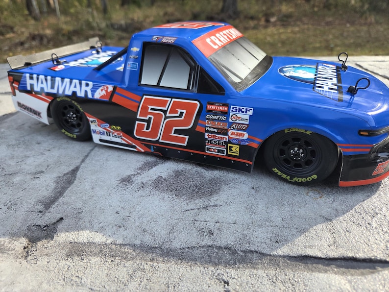 Wrap for NASCAR PROLINE Losi Body - Chevy Silverado Sticker Graphics ...