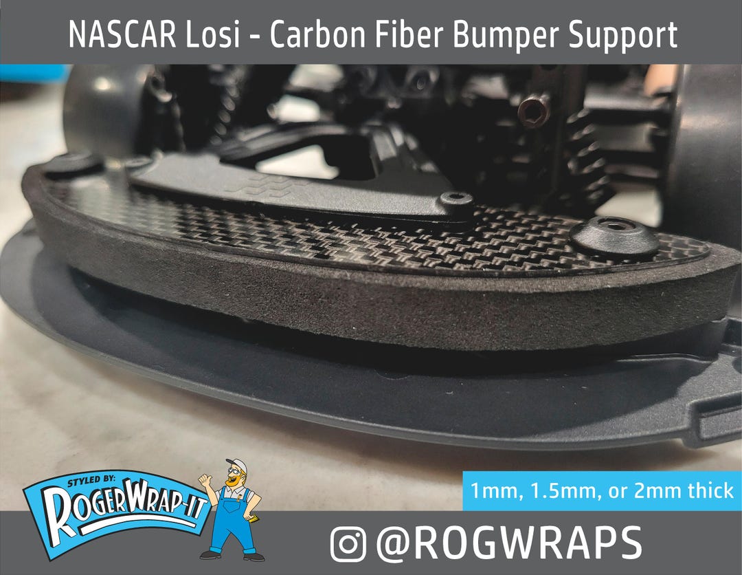 Carbon Fiber Bumper Plate for NASCAR Losi 1/12 - Grom Arma - Etsy