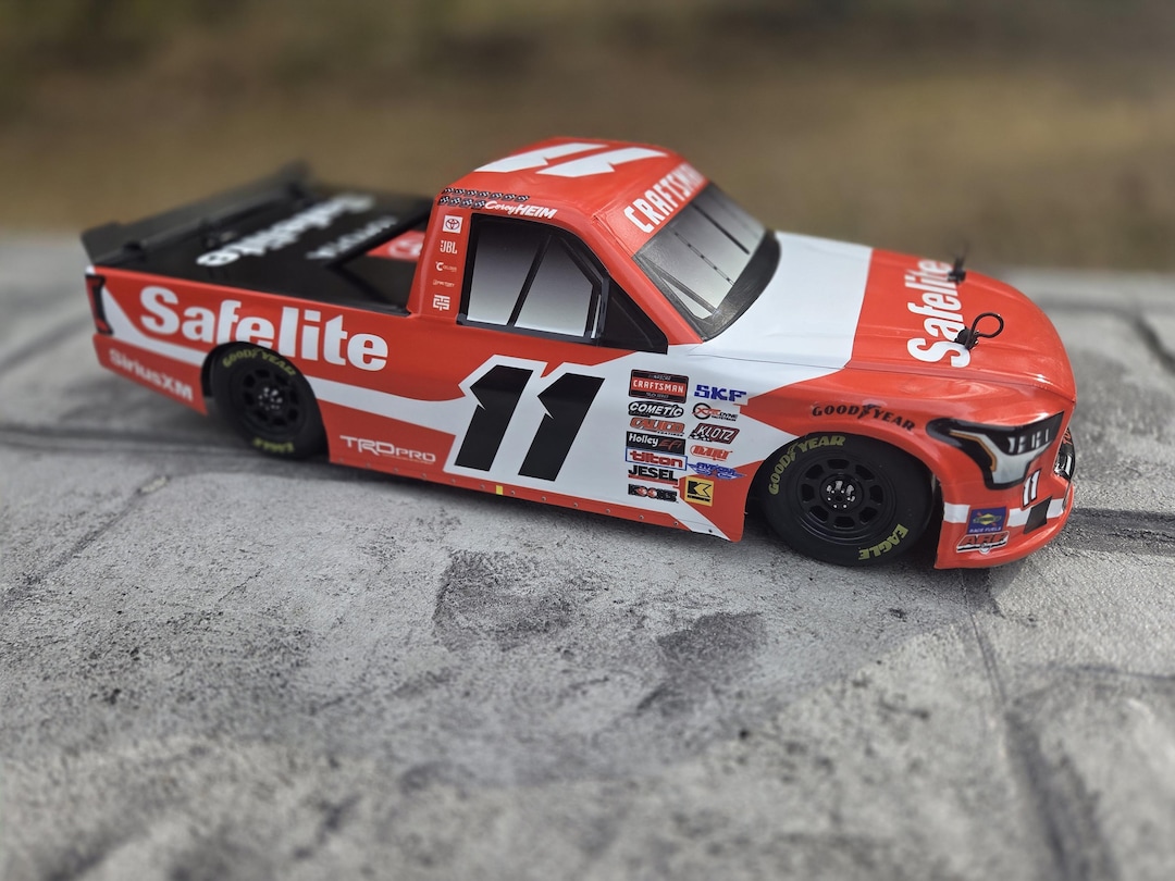 Wrap for NASCAR PROLINE Losi Body - Toyota Tundra - Sticker Graphics ...
