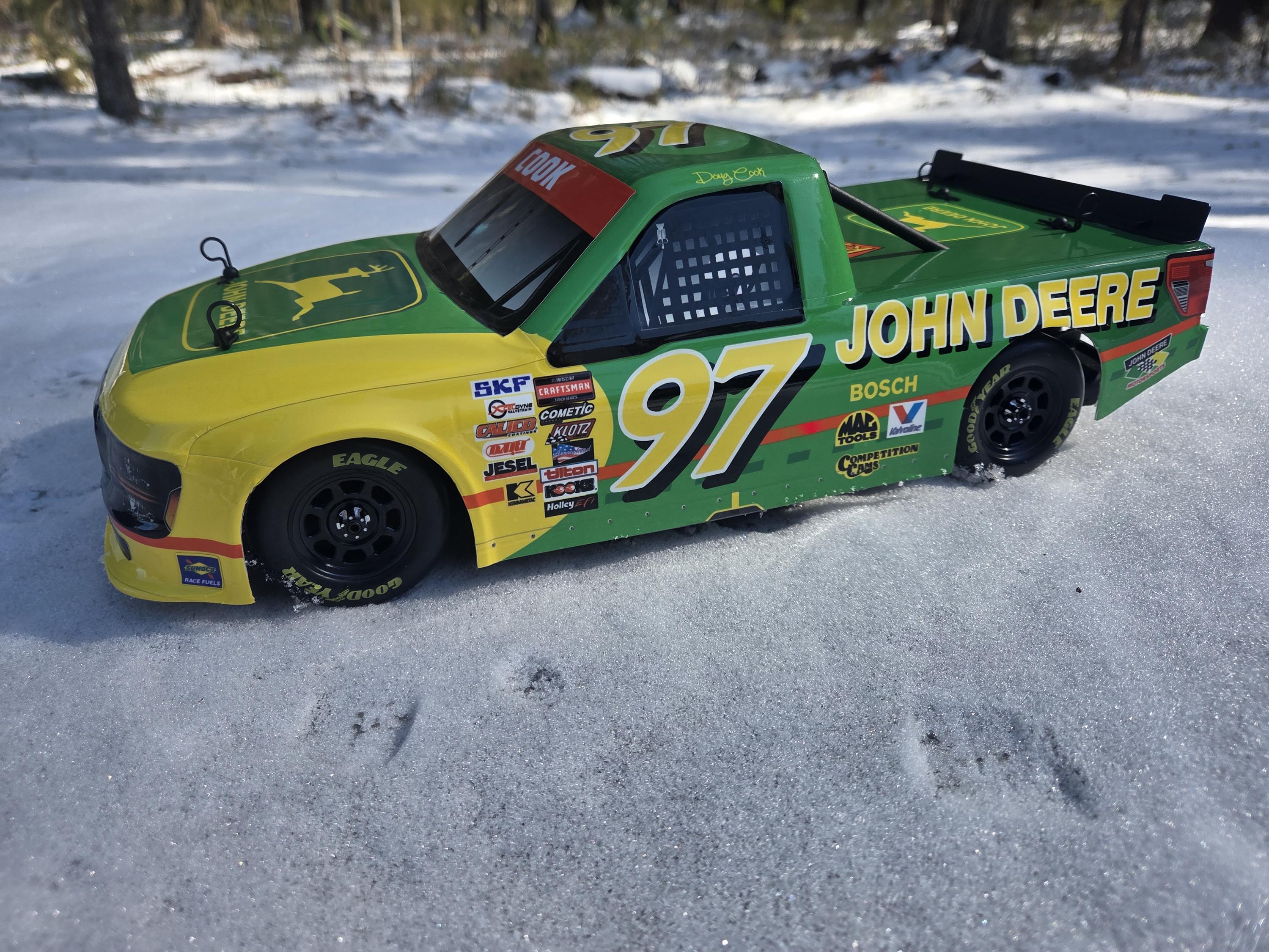 Wrap for NASCAR PROLINE Losi Body - Ford F150- Sticker Graphics Decal ...