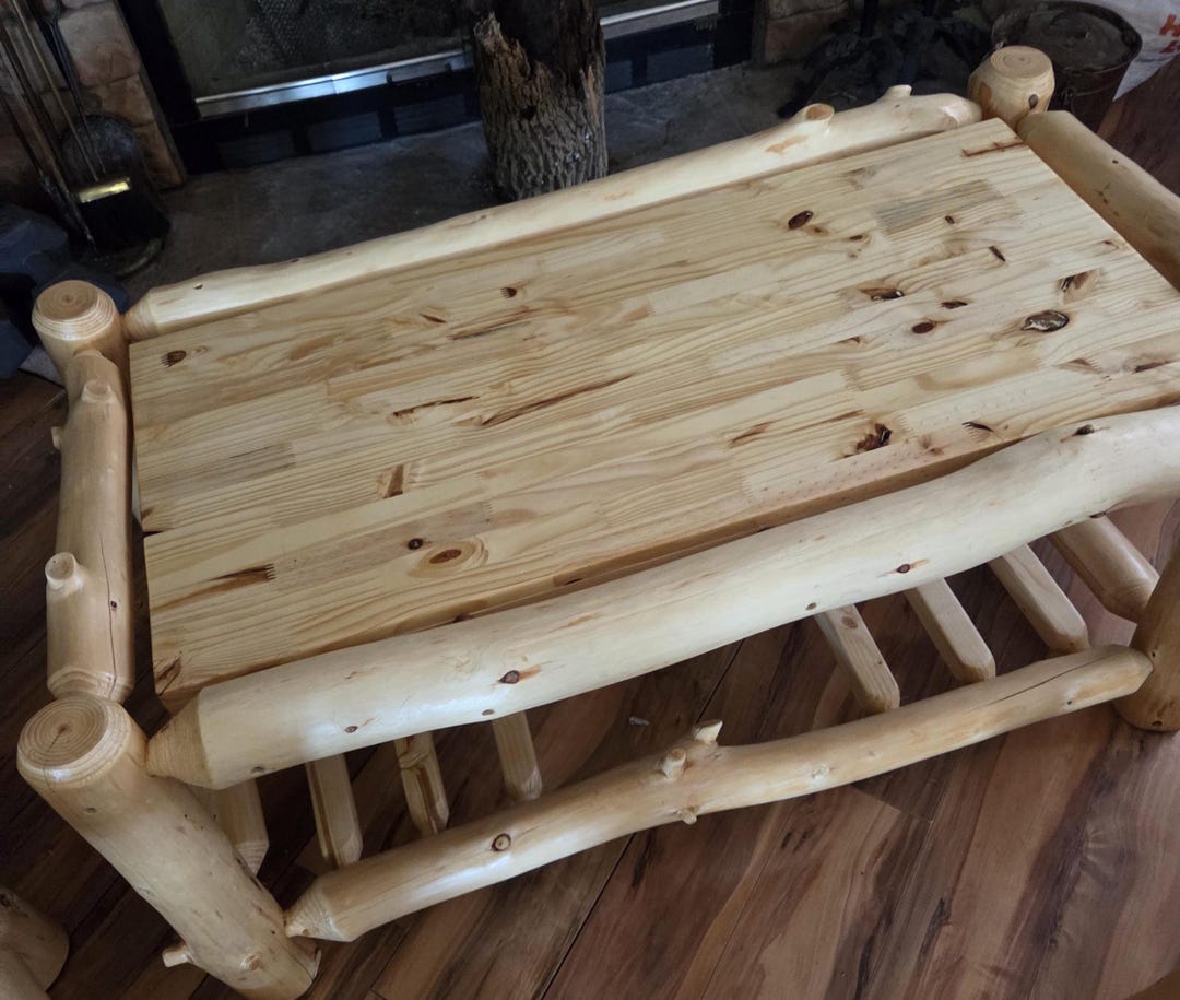 Handcrafted Log Coffee Tables - Etsy