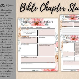 Bible Study Bundle - Etsy