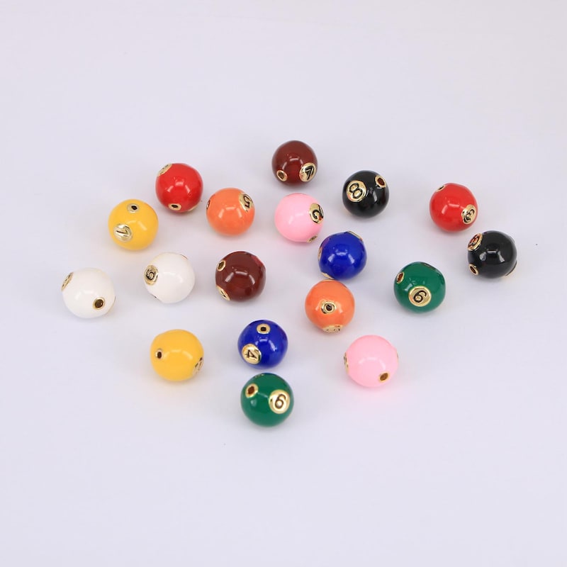 Billiards Ball Beads - Etsy UK