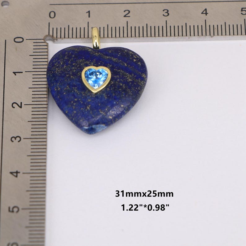 Heart Shape Gemstones Pendant, CZ Stone Charm,cz Rose Puple Quartz ...