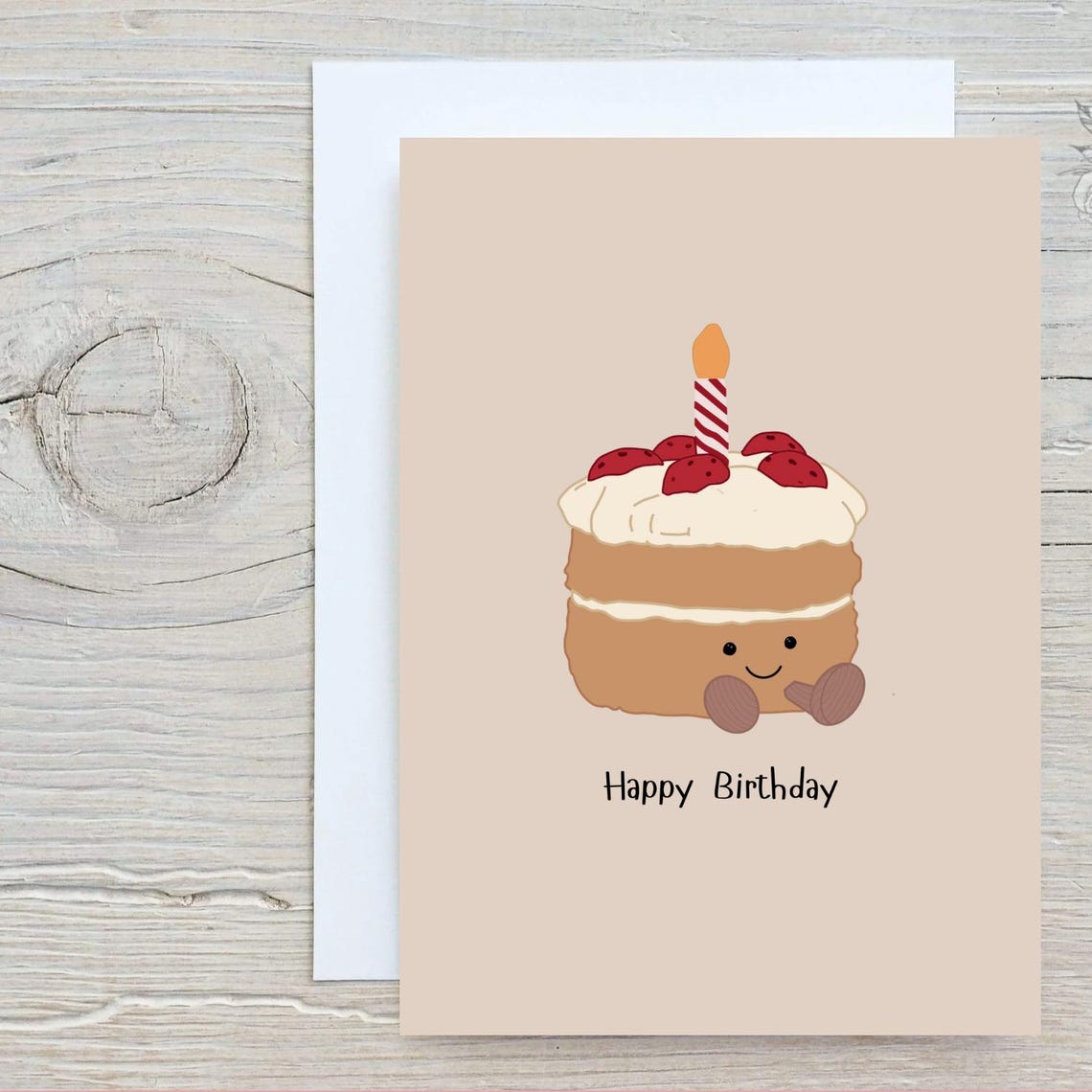 Happy Birthday Jellycat Birthday Card, Jellycat Birthday Cake, Cute ...