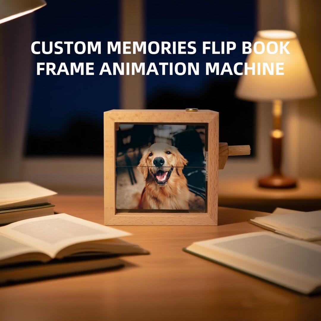 Custom Pet Flip Book Photo Frame Animation Machine, Pet Photo Box ...