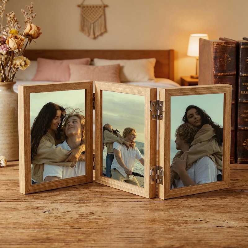 Trifold 8x 10 Photo Frame - Etsy