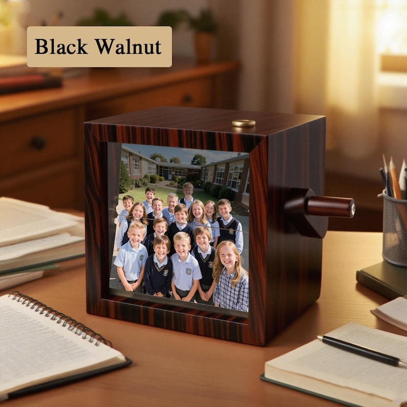 Custom Photo Flipbook Animation Box,personalized Wooden Gift for Dad ...