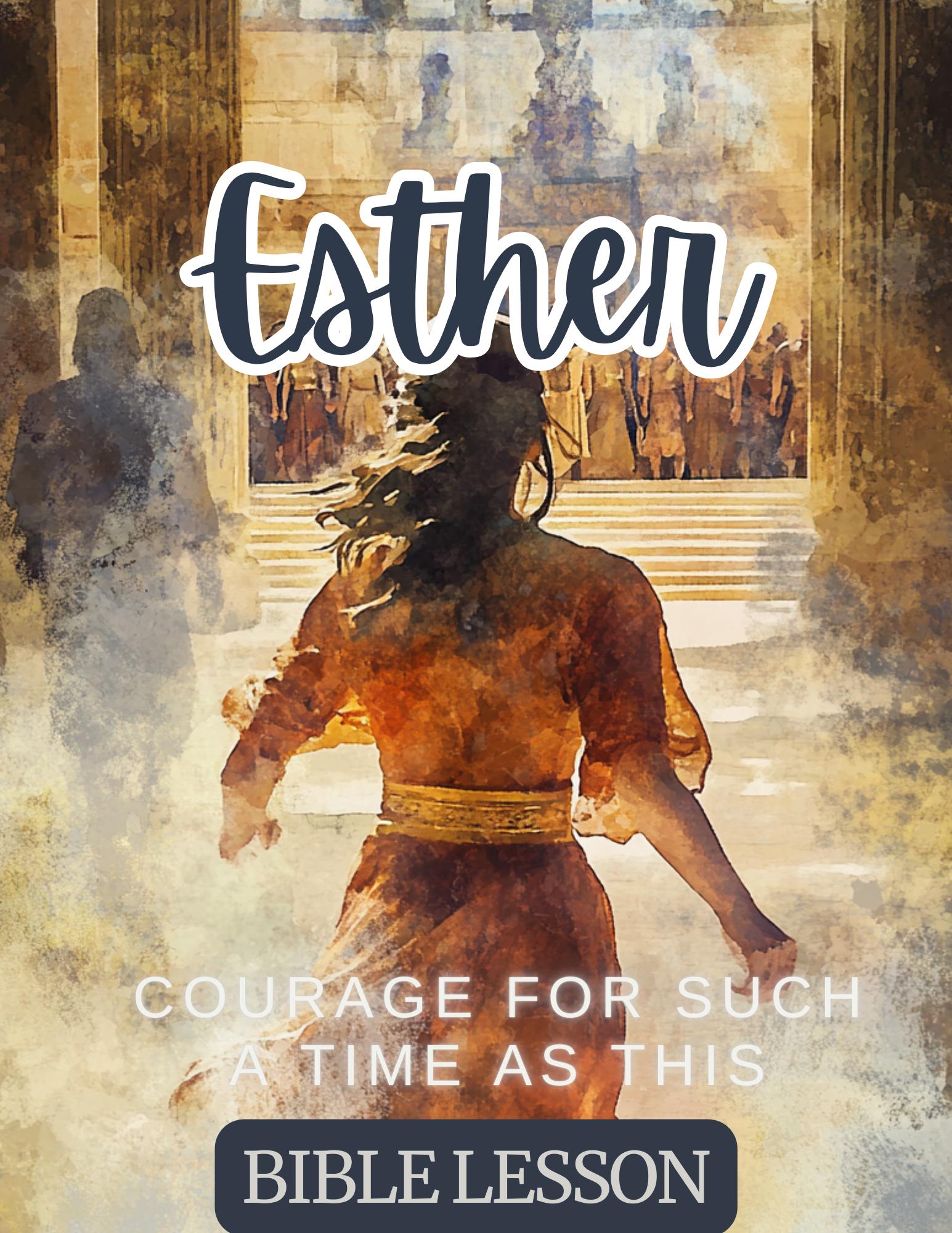 The Story of Esther - Digital Bible Study - Etsy