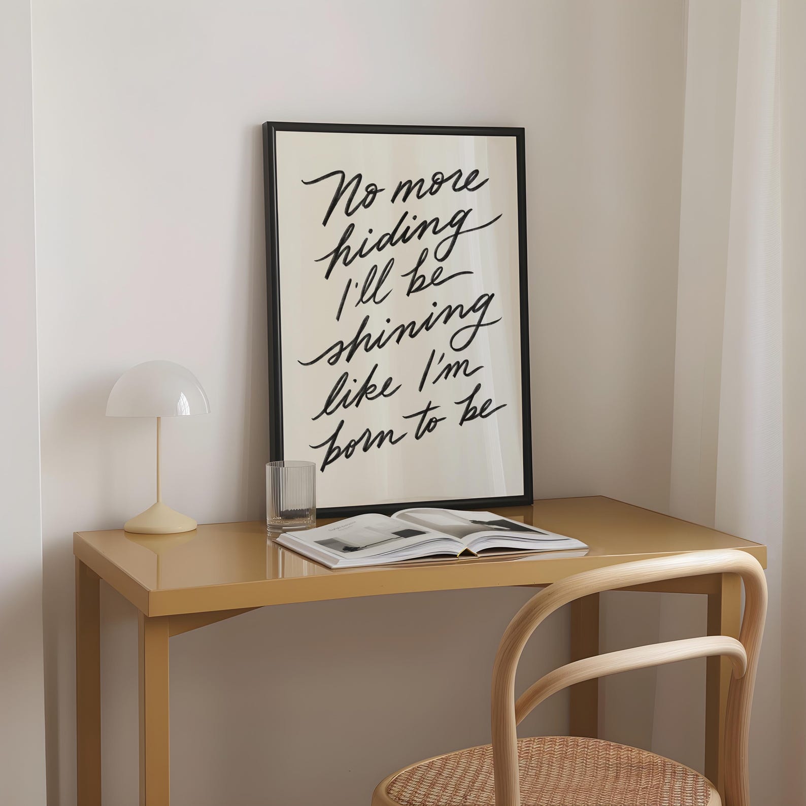 K-pop Demon Hunters Golden Lyric Poster Golden by HUNTR/X Kpop Demon ...