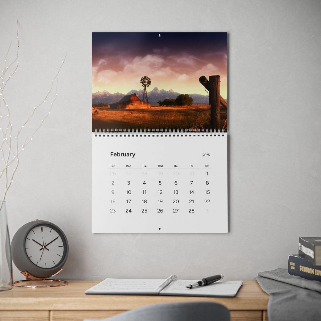 2025 Farm Ranch Calendar Rustic Farmhouse Photography, Country Life ...