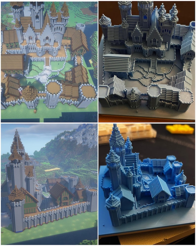 Custom 3d Printed Minecraft - Etsy