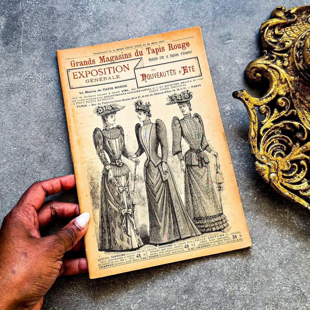 Antique French High-end Boutique Catalogue From 1891 Summer Collection ...